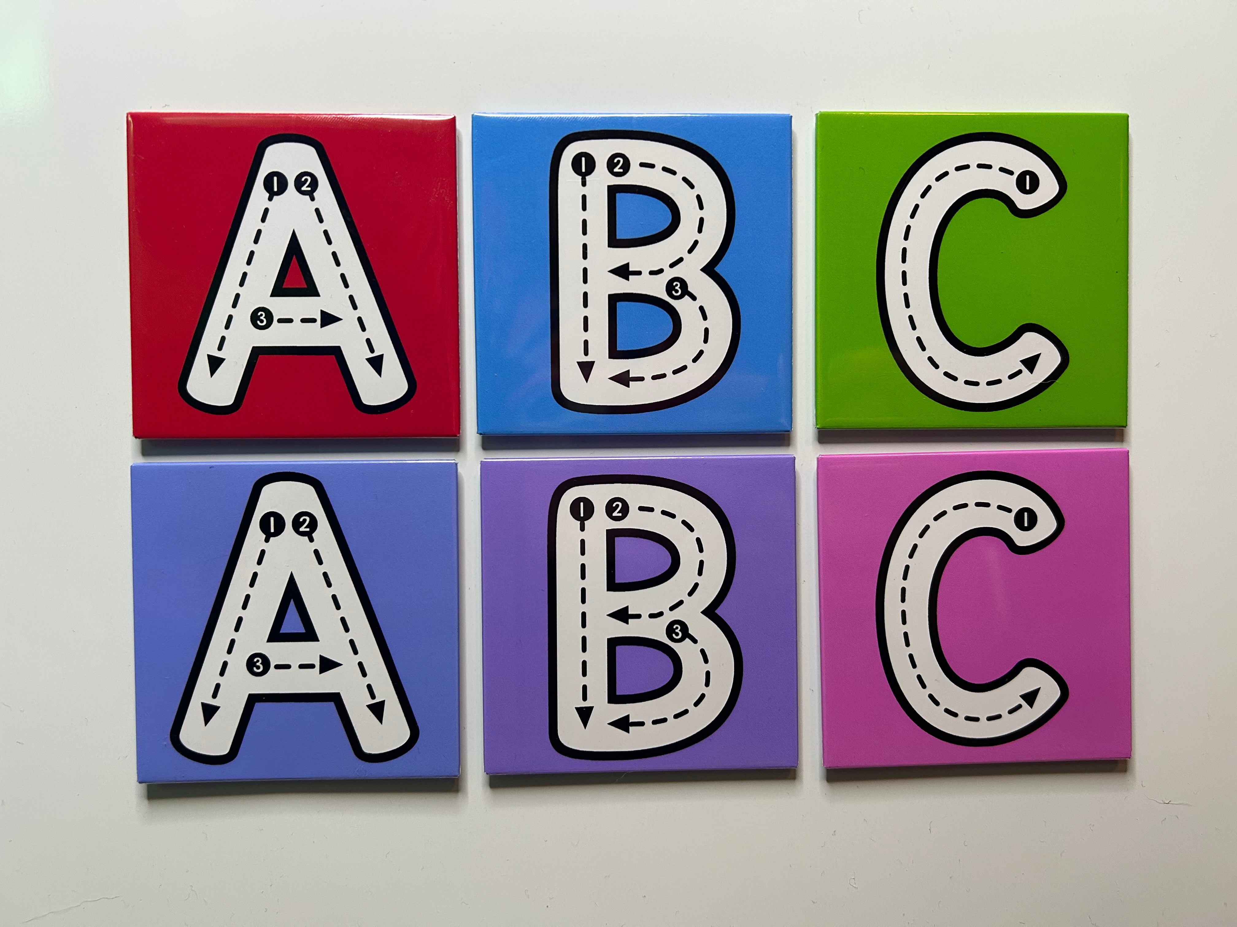 Magnetic Alphabet Tiles, Tracing Letters – Magnetic Moments